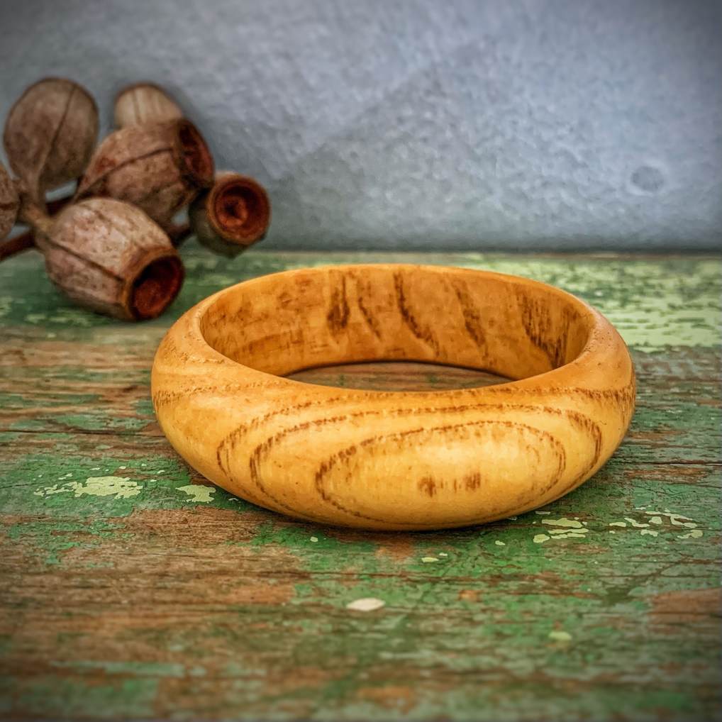 Handcrafted Natural Timber Bangle - Chinese Elm Timber - A Wood by ...
